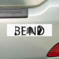 Bend Oregon Outdoor Activity Letters Logo Bumper Sticker | Zazzle