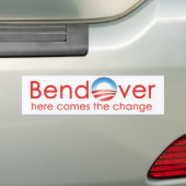Bend Over for Barack Obamas Change nobama Bumper Sticker | Zazzle