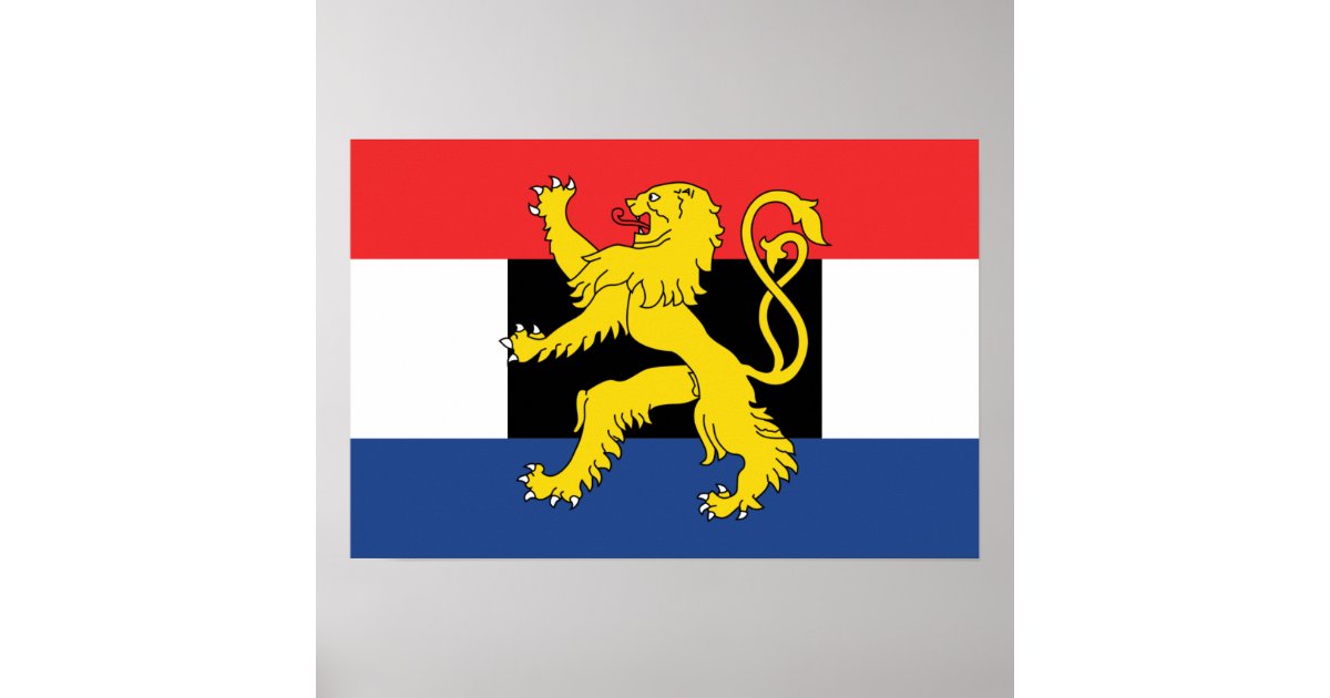 Benelux Flag Poster | Zazzle
