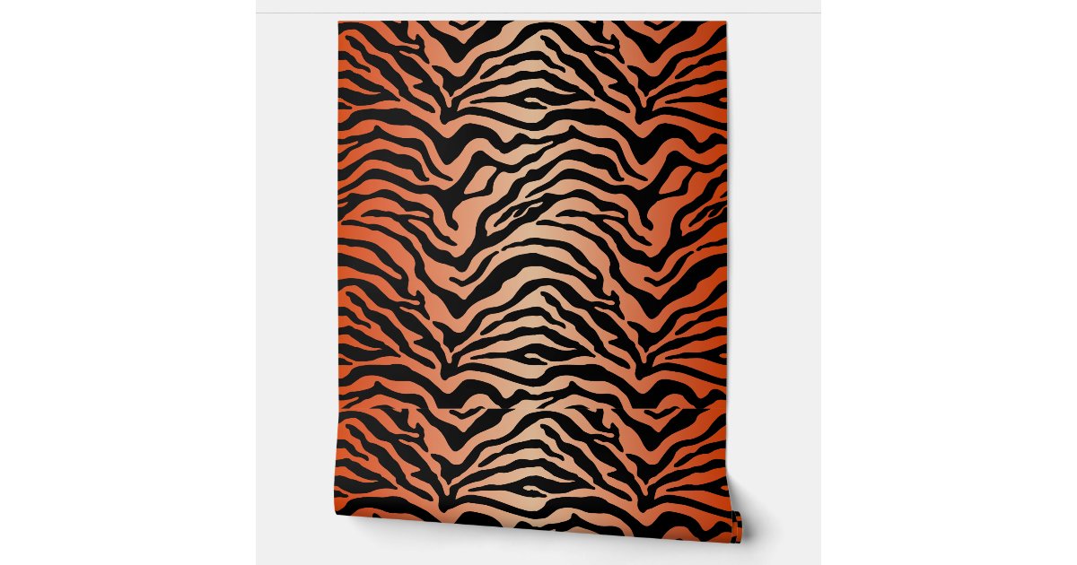 Bengal tiger print wallpaper | Zazzle