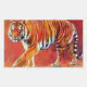 Bengal Tiger Rectangular Sticker | Zazzle