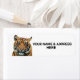 BENGAL TIGER RETURN ADDRESS LABELS | Zazzle