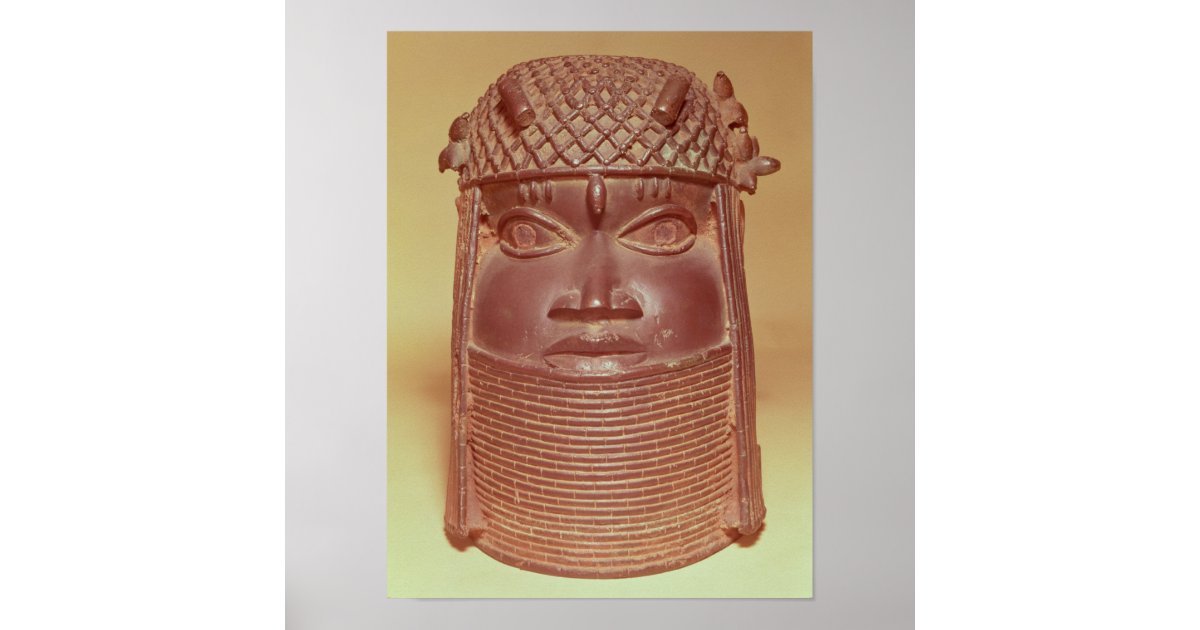 Benin mask poster | Zazzle