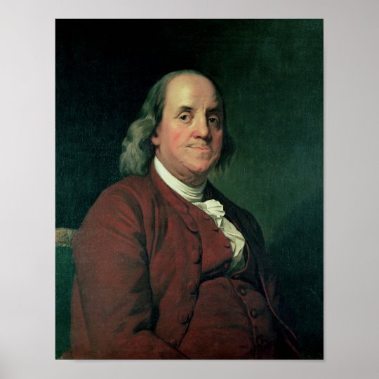 Benjamin Franklin, 1782 Poster | Zazzle.com