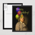 Benjamin Franklin Happy Birthday Postcard | Zazzle