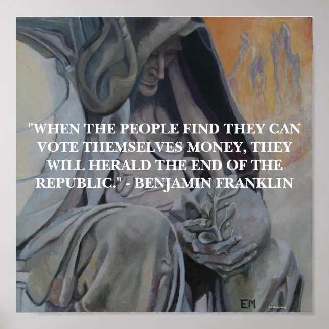 BENJAMIN FRANKLIN - POSTER | Zazzle