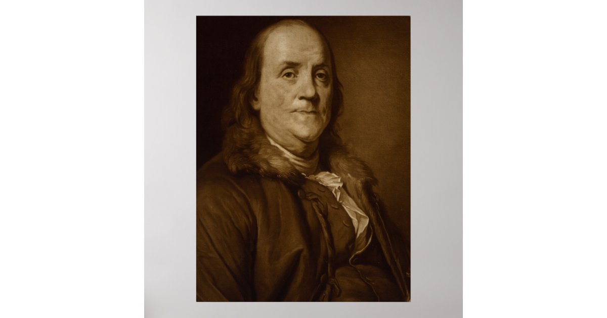 Benjamin Franklin Poster | Zazzle