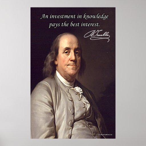 Benjamin Franklin Poster | Zazzle