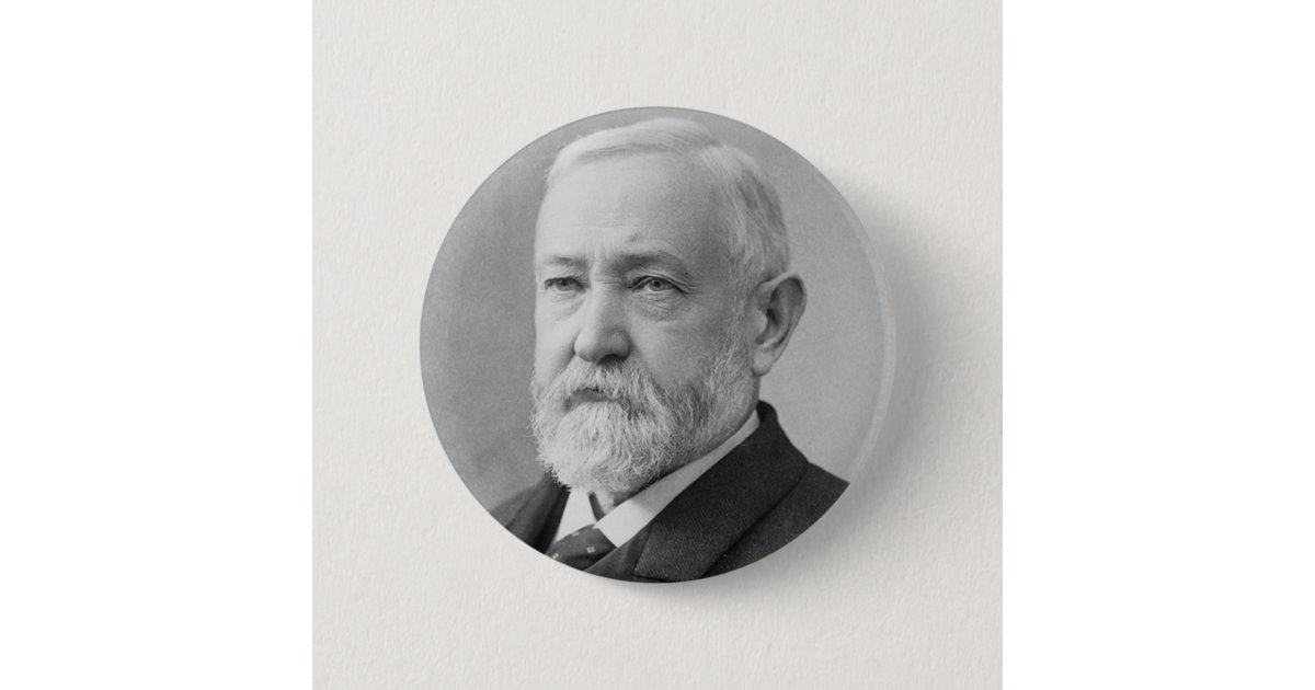 Benjamin Harrison 23 Button | Zazzle