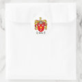 BENNETT FAMILY CREST - BENNETT COAT OF ARMS CLASSIC ROUND STICKER | Zazzle