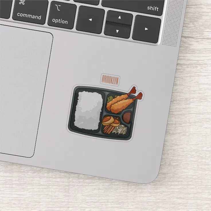 Bento cartoon illustration sticker | Zazzle