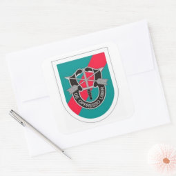 BERET FLASH/DUI 20TH SPECIAL FORCES GROUP STICKERS | Zazzle