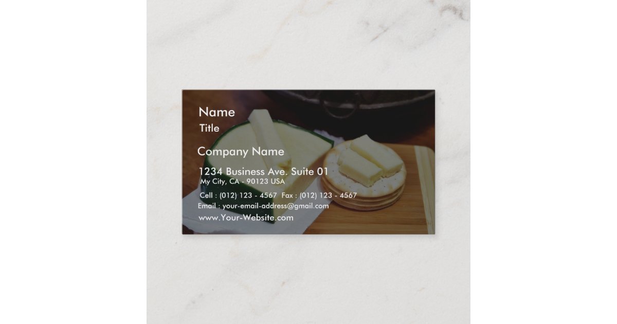 Bergenost Cheese Business Card | Zazzle