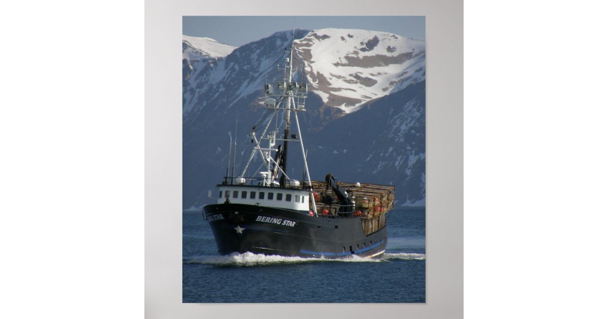 Bering Star, Crab Boat in Dutch Harbor, Alaska Poster | Zazzle