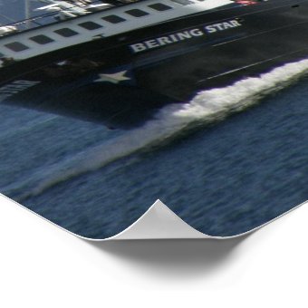 Bering Star, Crab Boat in Dutch Harbor, Alaska Poster | Zazzle