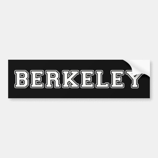 Berkeley California Bumper Sticker | Zazzle.com