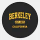 Berkeley California Ca State Athletic Style Classic Round Sticker | Zazzle