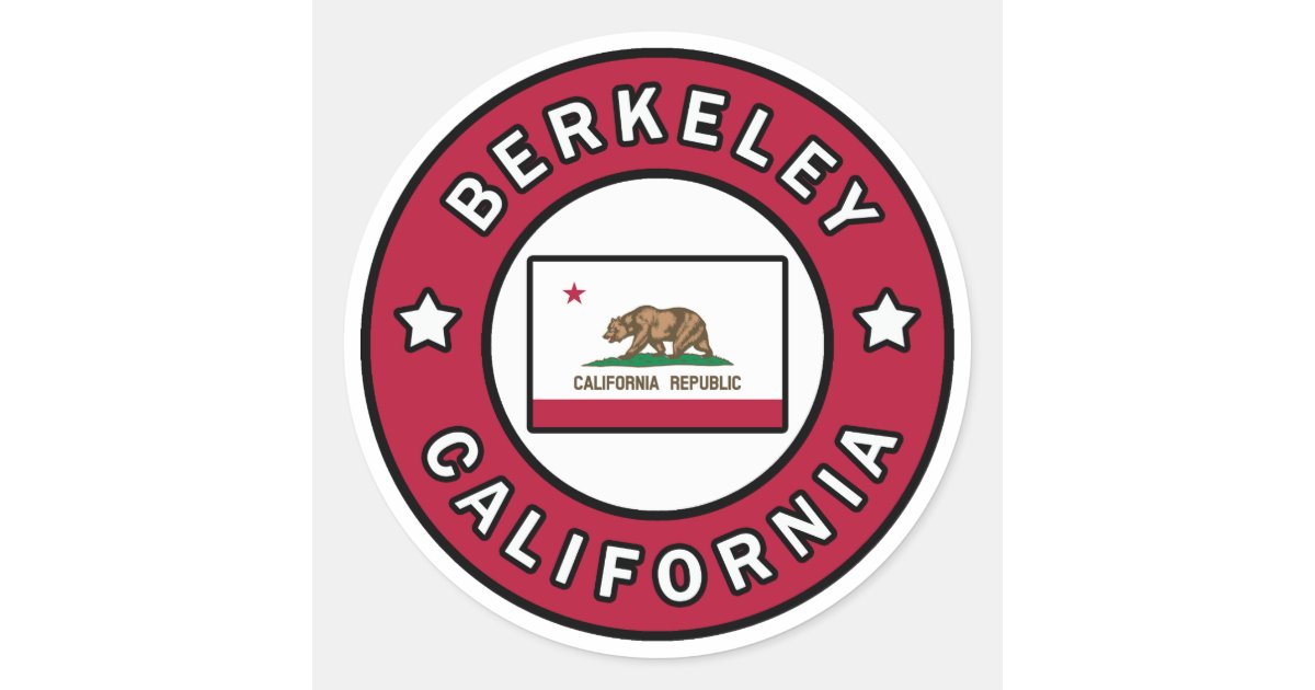Berkeley California Classic Round Sticker | Zazzle