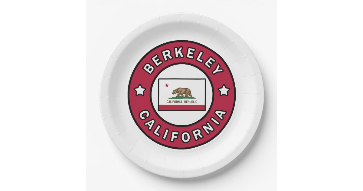 Berkeley California Paper Plates | Zazzle