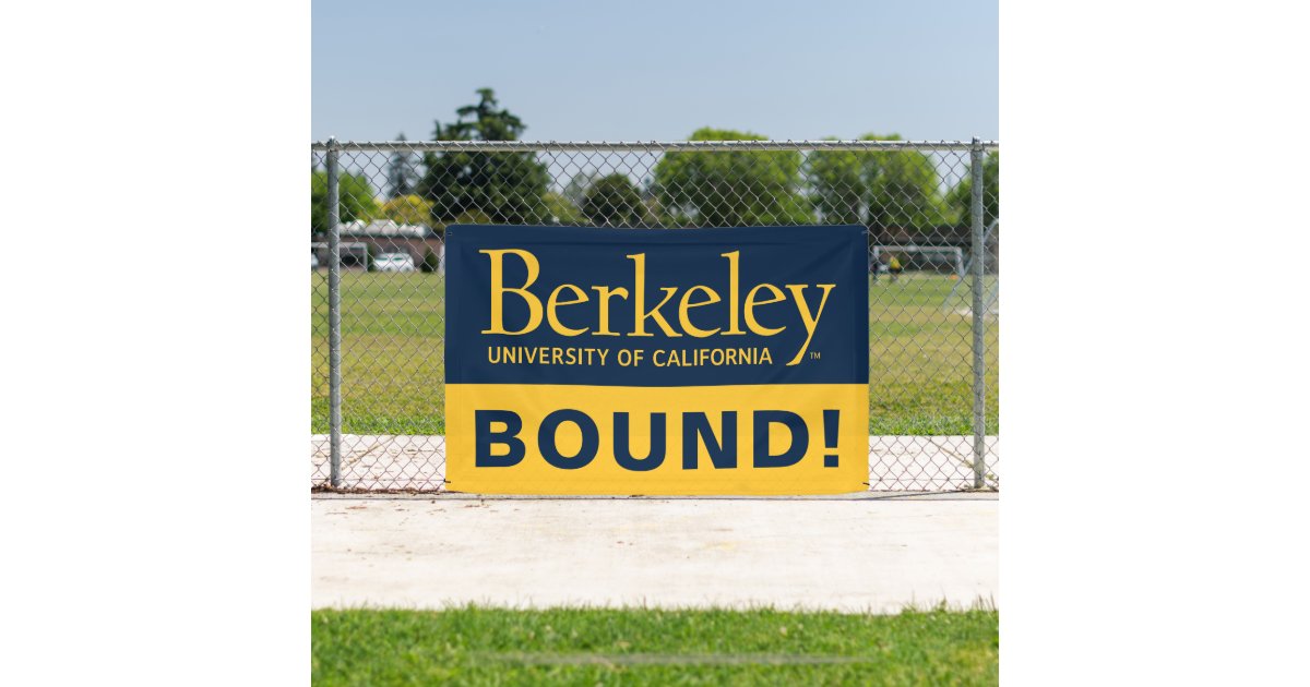 Berkeley Wordmark | College Bound Banner | Zazzle