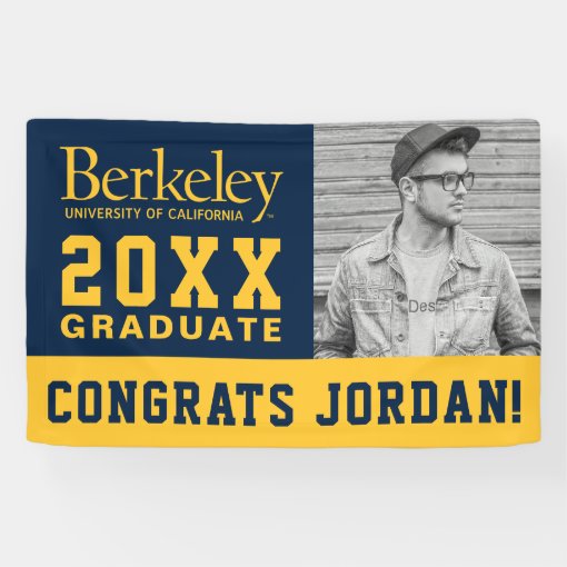 Berkeley Wordmark | Graduate Class of Banner | Zazzle