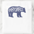 Berkshires Bear Rectangular Sticker | Zazzle