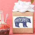 Berkshires Bear Rectangular Sticker | Zazzle