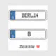 Berlin kennzeichen, German Car License Plate Sticker | Zazzle