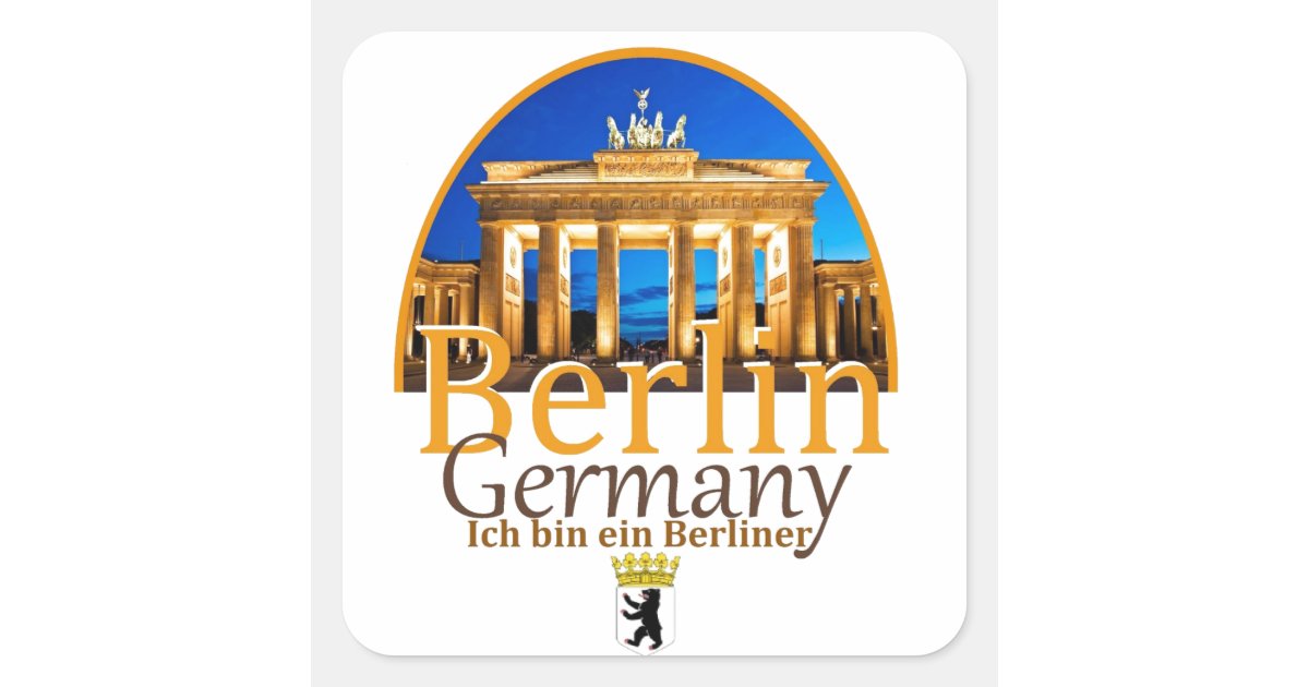 BERLIN Sticker | Zazzle