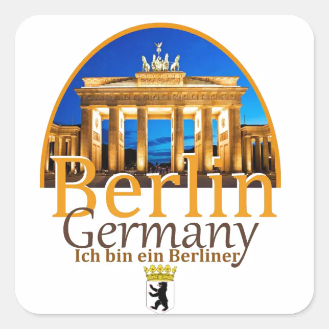 BERLIN Sticker | Zazzle
