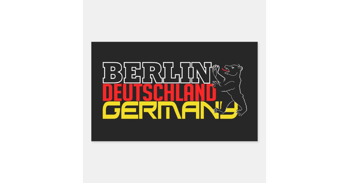Berlin stickers | Zazzle