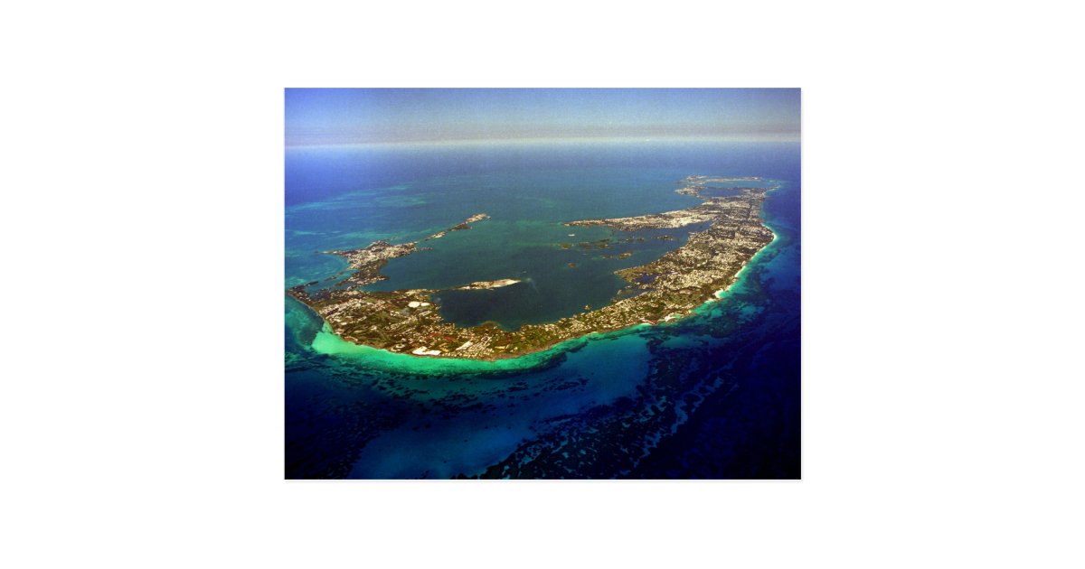 Bermuda Aerial Photograph Postcard | Zazzle.com