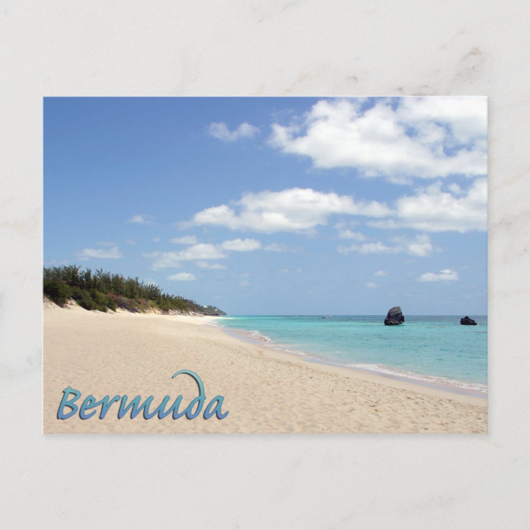 Bermuda Beach Postcard | Zazzle