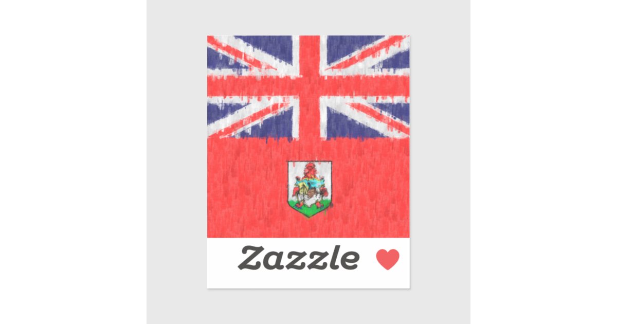 Bermuda Oil Painting Drawing Sticker | Zazzle