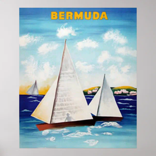 Bermuda Retro Poster | Zazzle