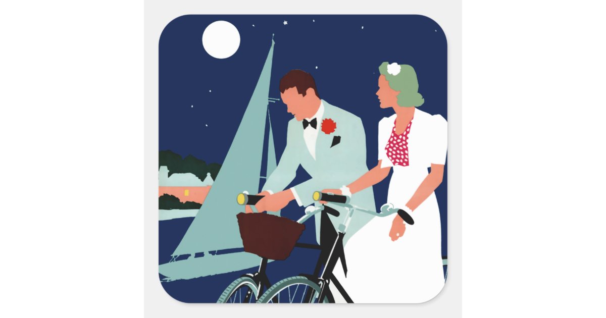 Bermuda Square Sticker | Zazzle