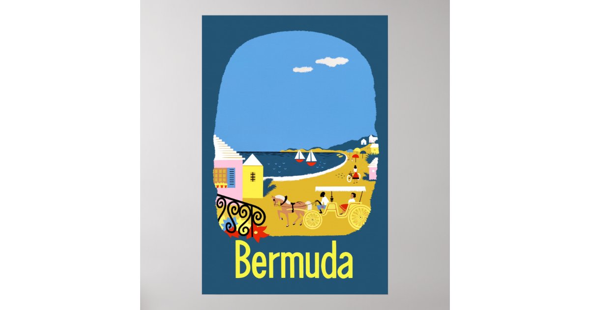 Bermuda Travel Poster | Zazzle