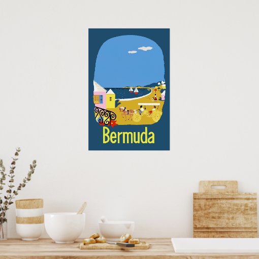 Bermuda Travel Poster | Zazzle