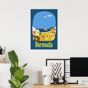 Bermuda Travel Poster | Zazzle