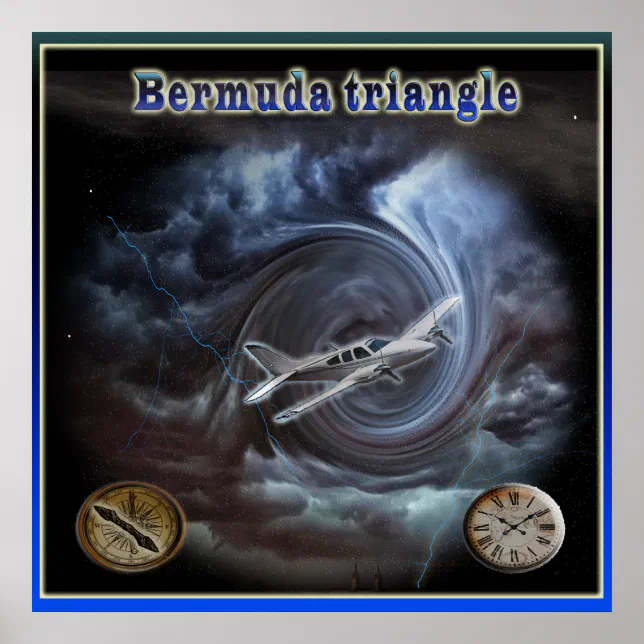 Bermuda Triangle poster | Zazzle