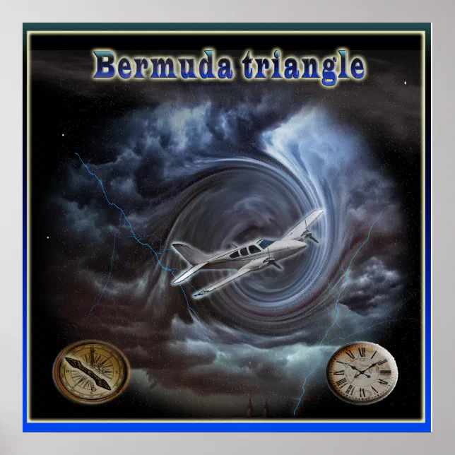 Bermuda triangle poster | Zazzle