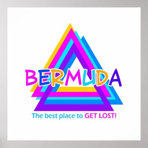 BERMUDA TRIANGLE poster | Zazzle