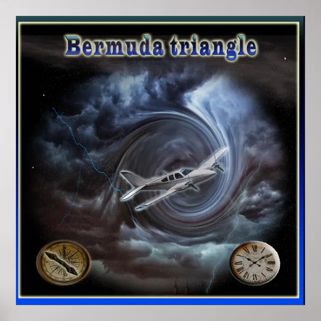 Bermuda triangle poster | Zazzle