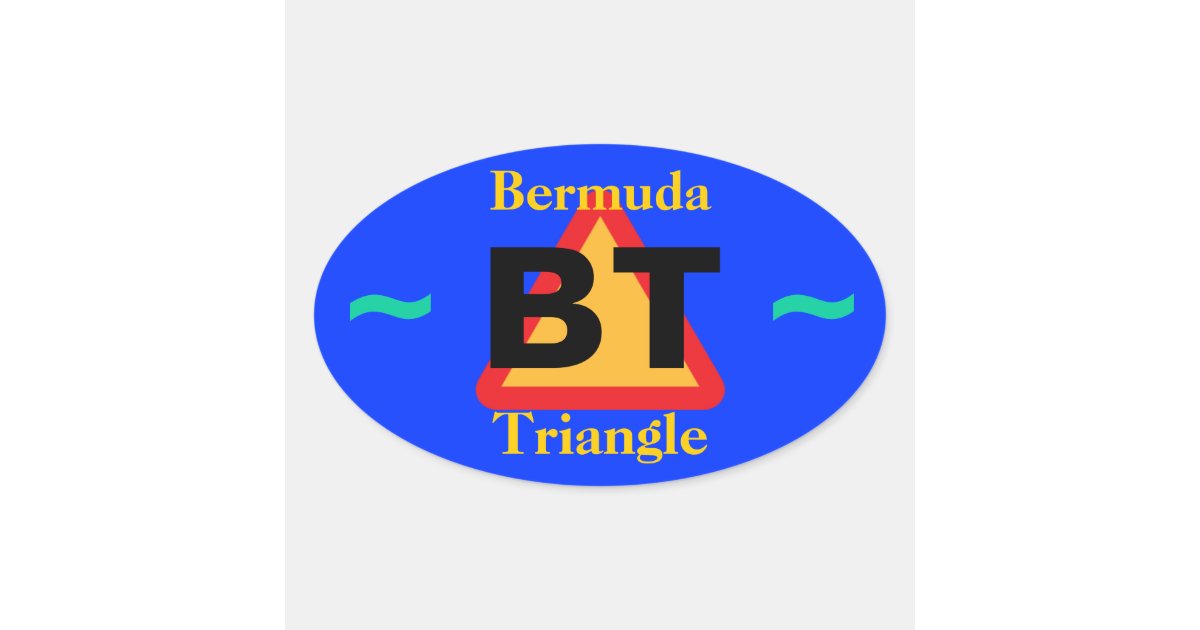BERMUDA TRIANGLE stickers (4) | Zazzle