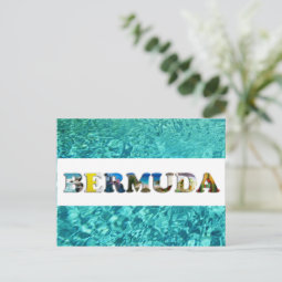 Bermuda Tropical Beach Blue Ocean Travel Photos Postcard | Zazzle