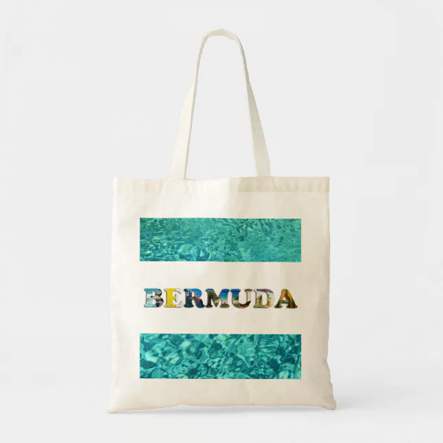Bermuda Tropical Blue Ocean Travel Photos Tote Bag | Zazzle
