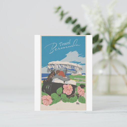 Bermuda Vintage Travel Postcard | Zazzle