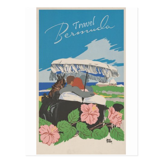 Bermuda Vintage Travel Postcard | Zazzle.com