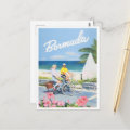 Bermuda vintage travel postcard | Zazzle