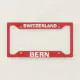 Bern Switzerland License Plate Frame | Zazzle